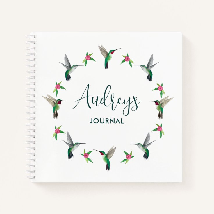 Custom Hummingbird Journal | Zazzle
