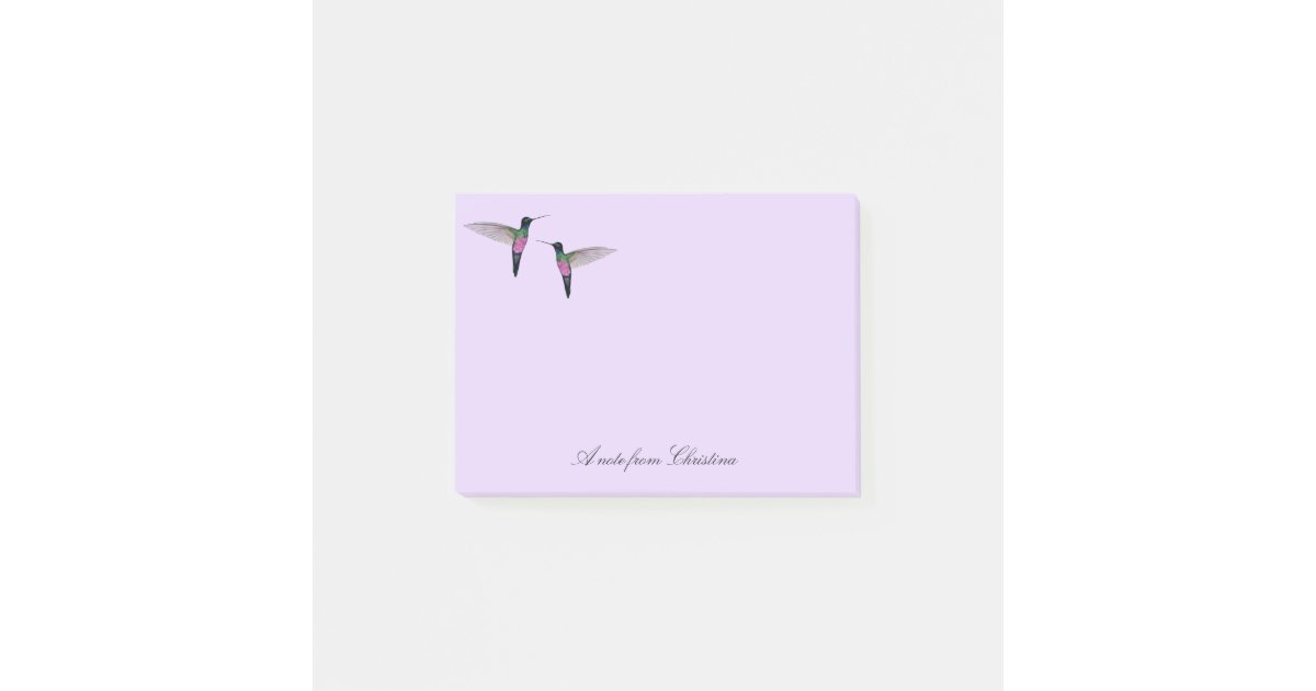 Custom Hummingbird Notes | Zazzle