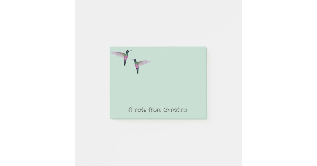 Custom Hummingbird Notes | Zazzle