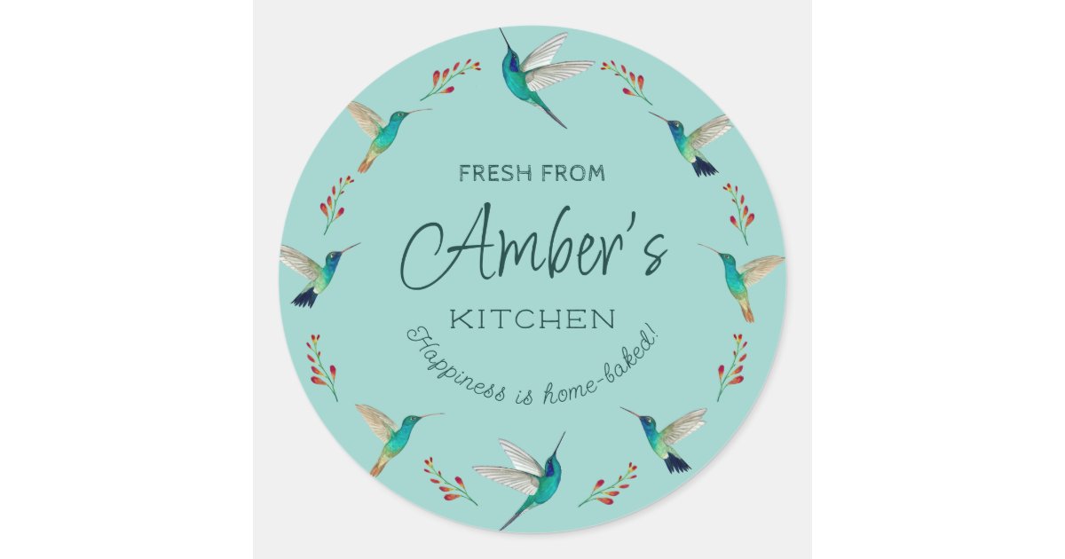 Custom Hummingbird Stickers | Zazzle