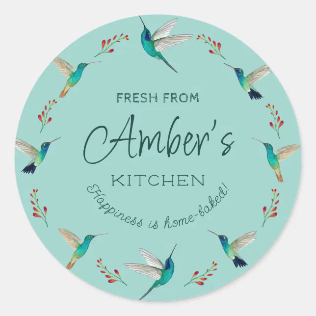 Custom Hummingbird Stickers | Zazzle