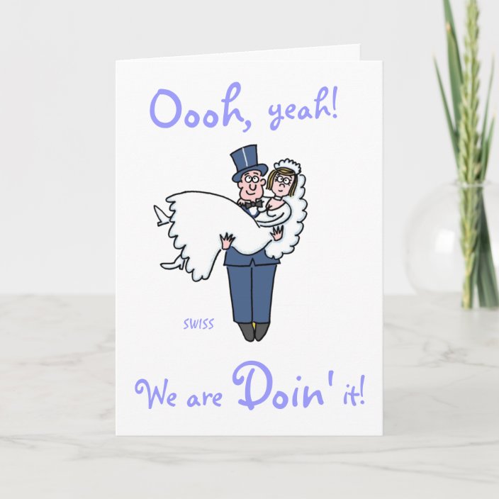 Custom Humorous Wedding Invites Template | Zazzle