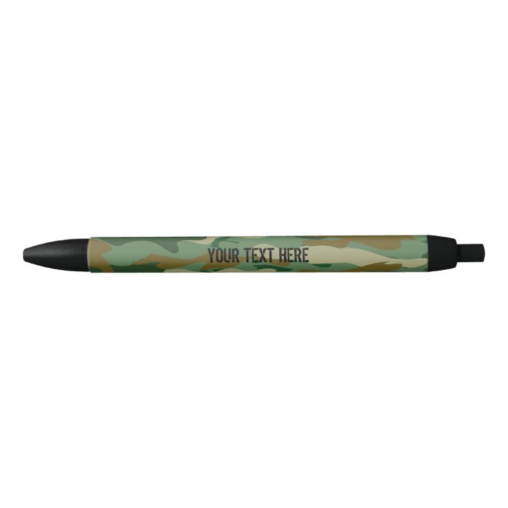Custom hunter green army camo camouflage pens | Zazzle