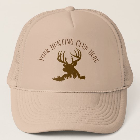 Custom Hunting Club Hat | Zazzle.com