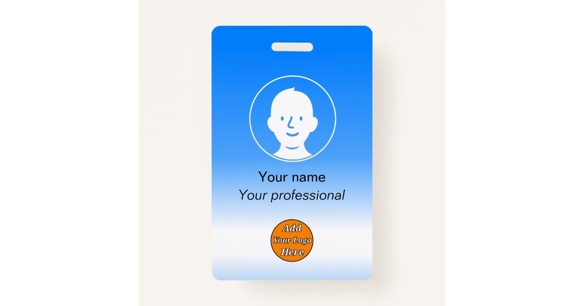 Custom ID card Badge | Zazzle