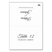 Custom individual guest name wedding place card | Zazzle