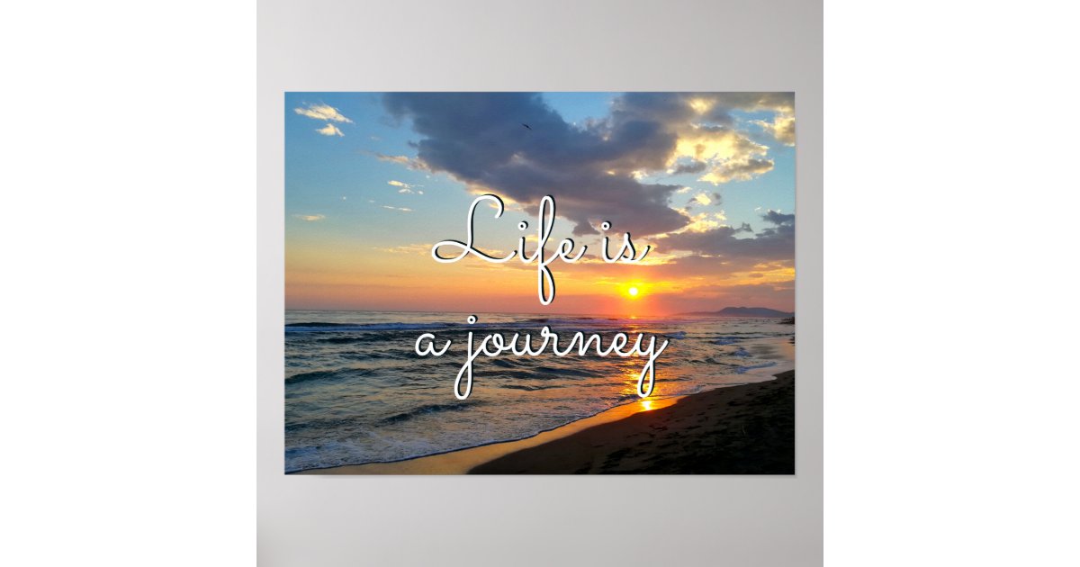 Custom Inspirational Quote Personalized Photo Poster | Zazzle.com