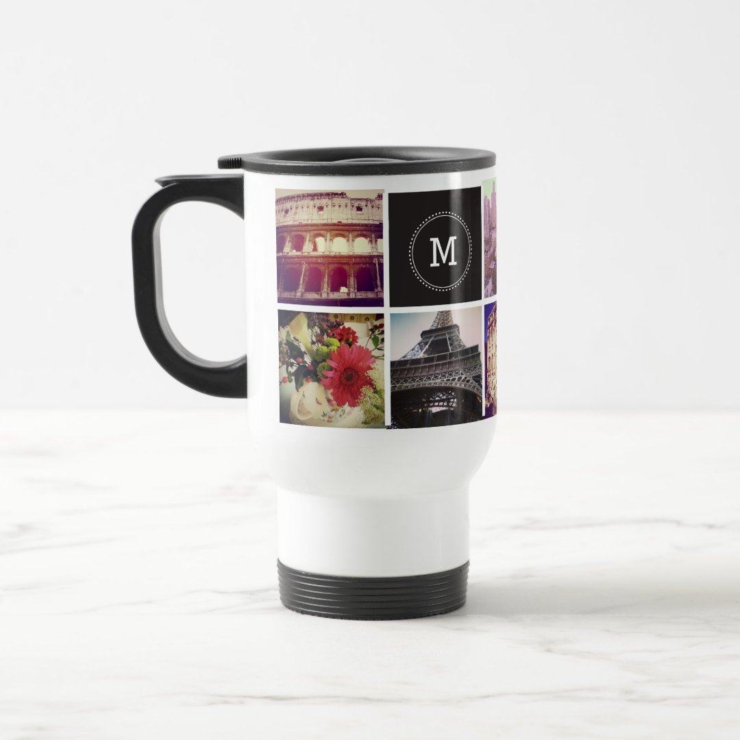 Custom Instagram 8 Photo Mug | Zazzle