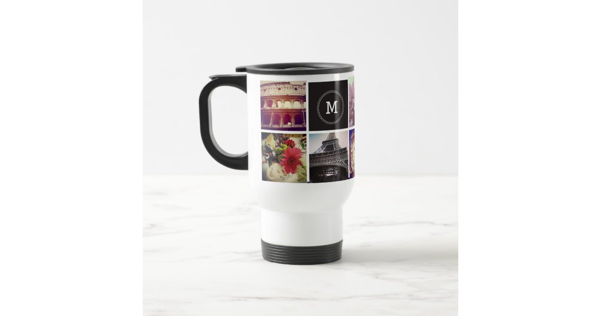 Custom Instagram 8 Photo Mug | Zazzle