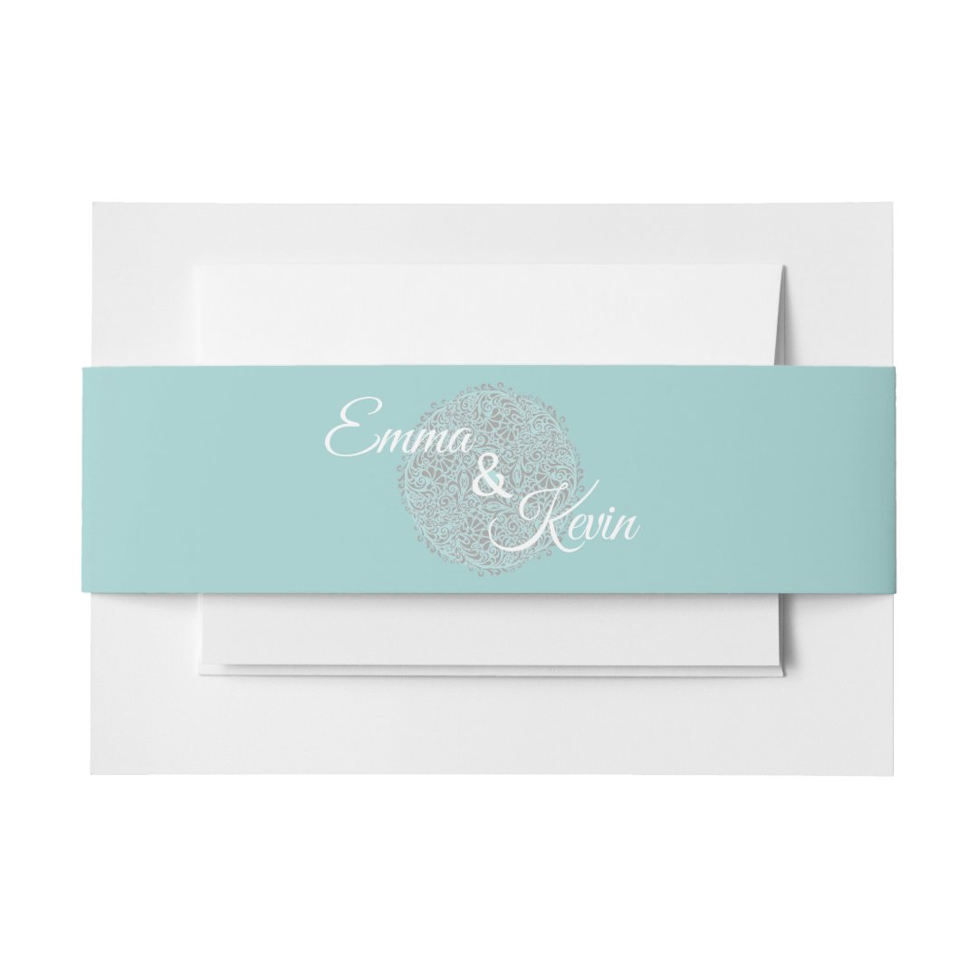 Custom Invitation Belly Band | Zazzle