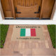 Custom Italian Flag la Famiglia Family Name Doormat | Zazzle