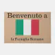 Custom Italian Flag la Famiglia Family Name Doormat | Zazzle
