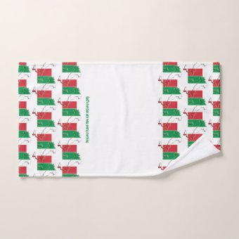 Custom ITALY FLAG Bath Towel Set | Zazzle