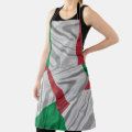 Custom ITALY ITALIAN FLAG Collage Large Apron | Zazzle