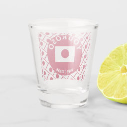 Custom JAPANESE FLAG Shot Glass | Zazzle