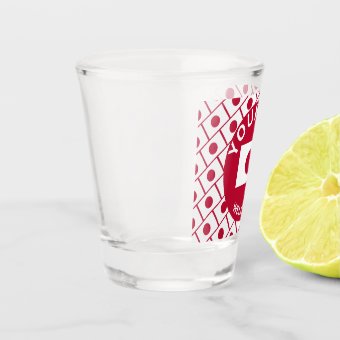 Custom JAPANESE FLAG Shot Glass | Zazzle