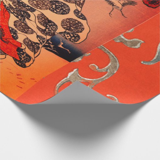 CUSTOM JAPANESE PRINT Wrapping Paper | Zazzle