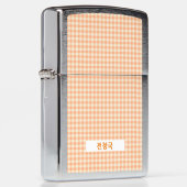 Custom Jeon Jung-kook BTS Gingham Checkers Tartan Zippo Lighter | Zazzle