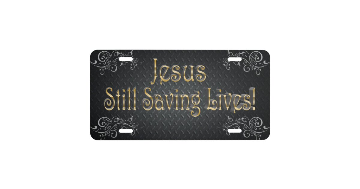 Custom Jesus License Plate | Zazzle