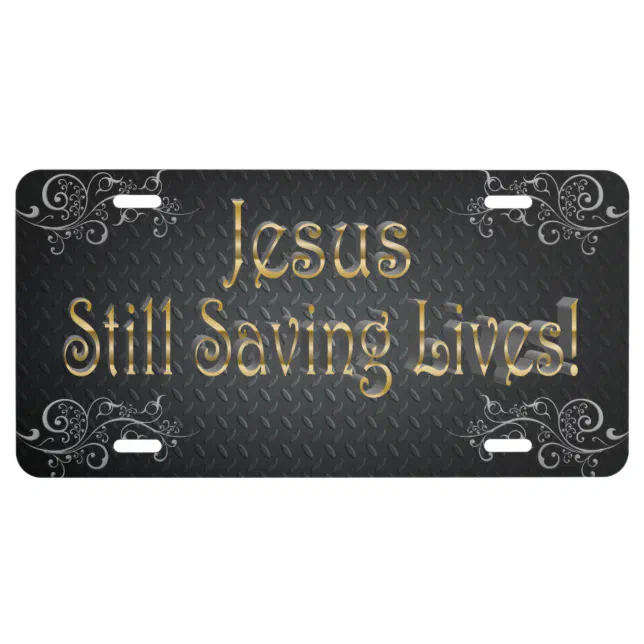 Custom Jesus License Plate | Zazzle