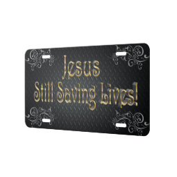 Custom Jesus License Plate | Zazzle