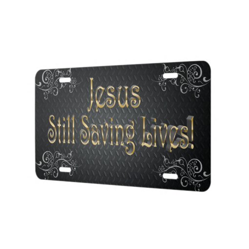 Custom Jesus License Plate | Zazzle