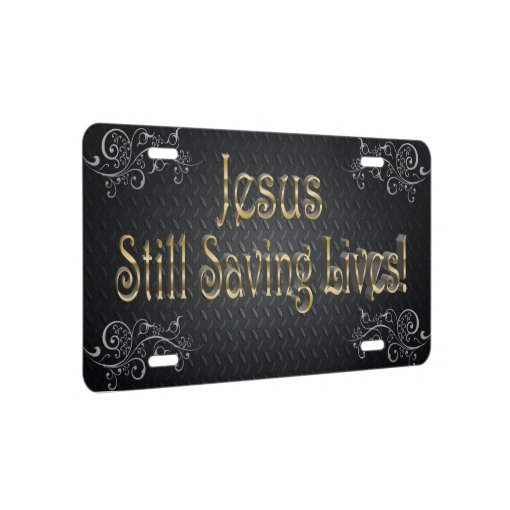 Custom Jesus License Plate | Zazzle