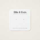 Custom Jewelry Display Card in Clean Modern Design | Zazzle