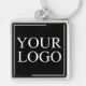 Custom Keychains Made Personalised Key chain LOGO | Zazzle