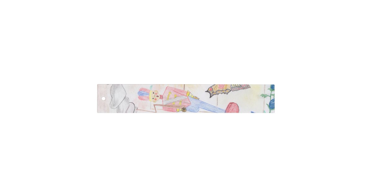 Custom Kids Artwork, Nutcracker toy, butterfly, Ruler | Zazzle