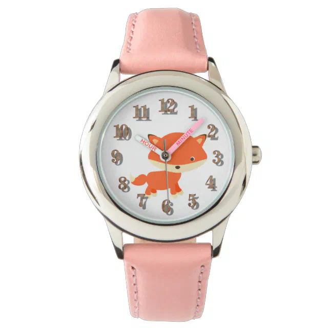 Custom Kids Fox Watch 1079 By Zazz_it | Zazzle