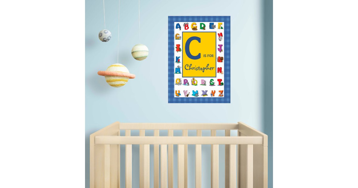 Custom Kids Name / Alphabet Poster | Zazzle