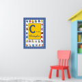Custom Kids Name / Alphabet Poster | Zazzle