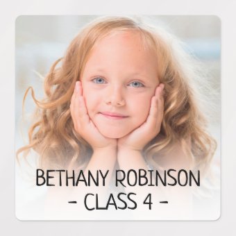 Custom Kids Name & School Class Labels | Zazzle
