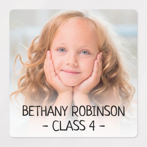 Custom Kids Name & School Class Labels | Zazzle