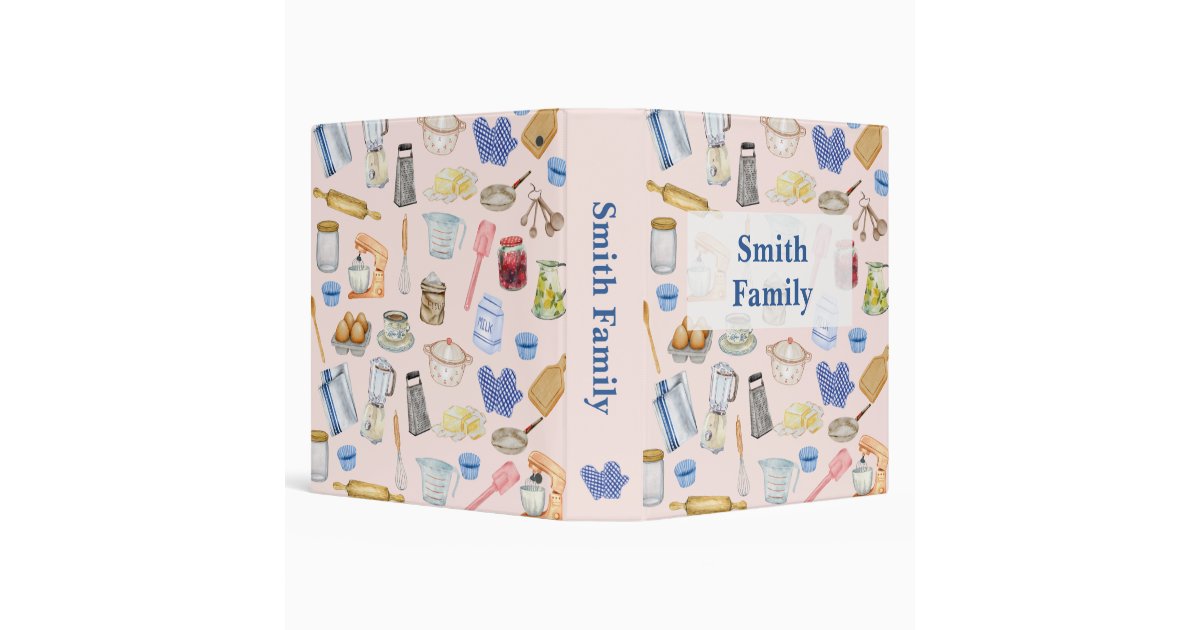 Custom Kitchen Blueprint Binder | Zazzle