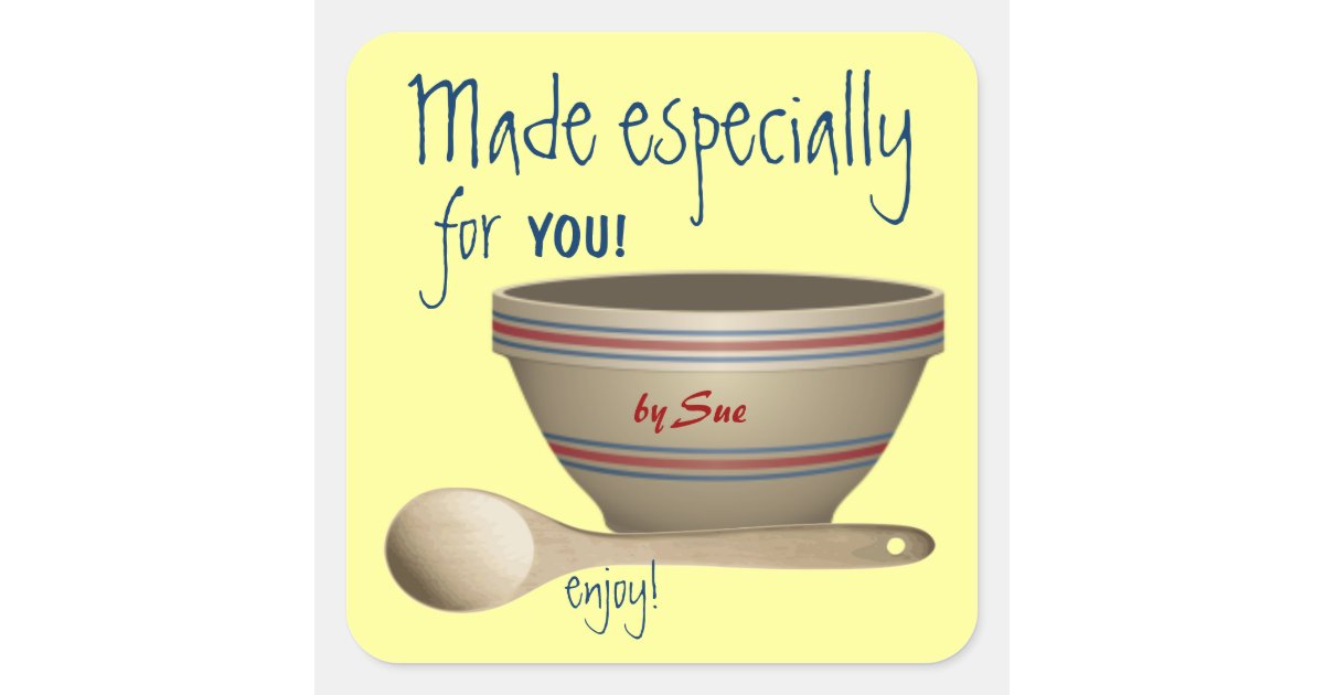 Custom Kitchen Gift Stickers | Zazzle