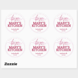 Custom Kitchen Labels + Your Name | Zazzle