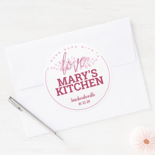 Custom Kitchen Labels + Your Name | Zazzle