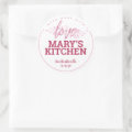 Custom Kitchen Labels + Your Name | Zazzle