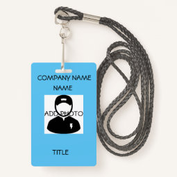 CUSTOM LAPEL LANYARD NAME TAGS BADGE | Zazzle
