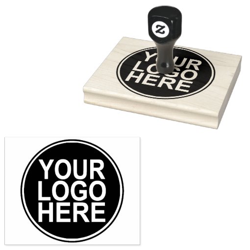 Custom Large Stamp Business Logo | Zazzle