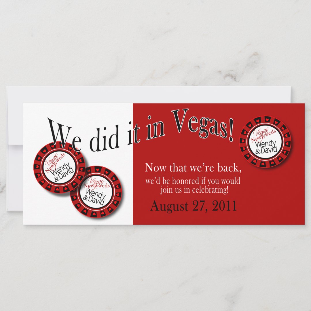 Custom Las Vegas Theme Reception BBQ Invitation | Zazzle