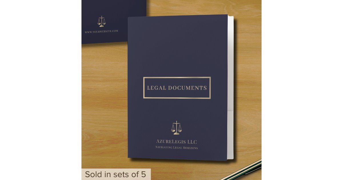 Custom Legal Folders with Pockets | Zazzle