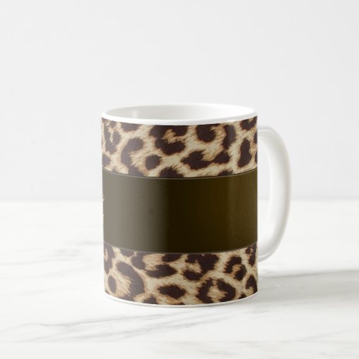 Custom Leopard Print Mug | Zazzle