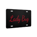 Custom License Plate - Lady Bug | Zazzle