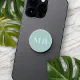 Custom Light Pastel Seafoam Seaglass Green Mint PopSocket | Zazzle