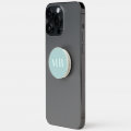 Custom Light Pastel Seafoam Seaglass Green Mint PopSocket | Zazzle