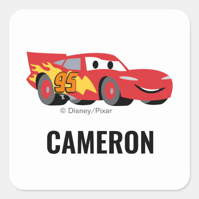 Custom Lightning McQueen | Back to School Labels | Zazzle