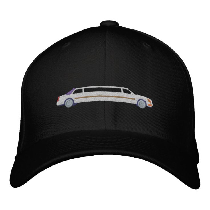 Custom Limousine Driver Large Embroidery Embroidered Baseball Hat | Zazzle